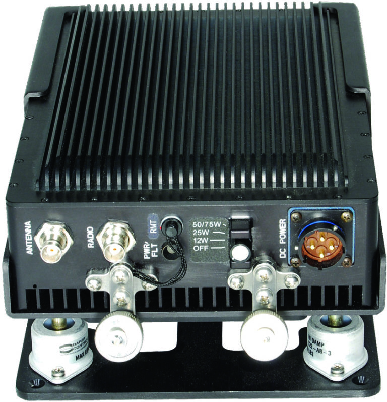 Multiband Amplifier, Vehicular, 50/75 Watt, 30-512 MHz - Eylex - RF ...