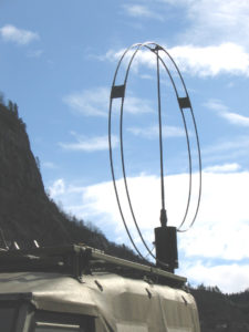 HF loop antenna, NVIS, 1.5 m diameter, 2-30 MHz - Eylex